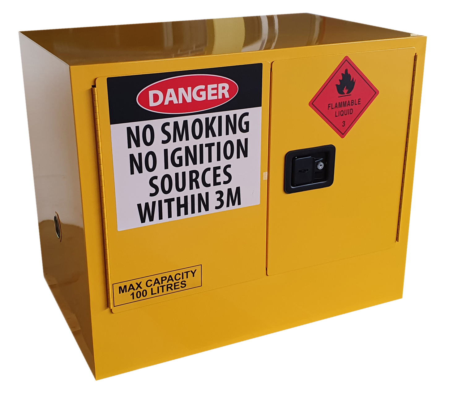 100 Litre Indoor Flammable Liquid Storage Cabinet » Hazmat Cabinets
