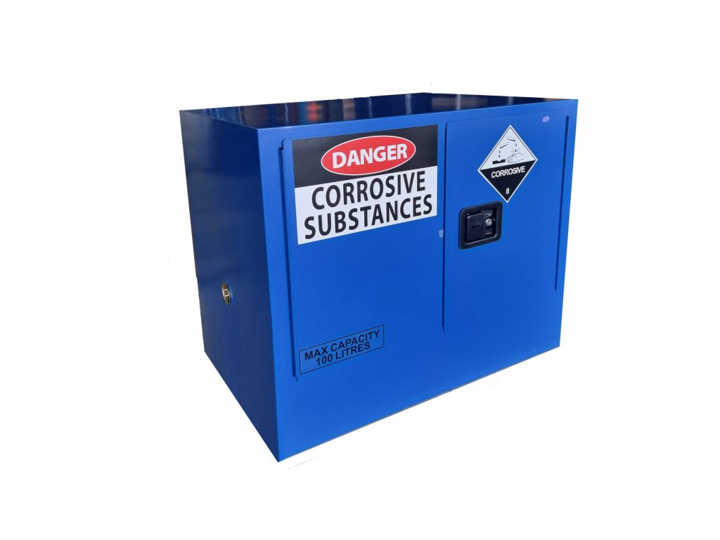 100 Litre Indoor Corrosive Substances Cabinet – Hazmat Cabinets