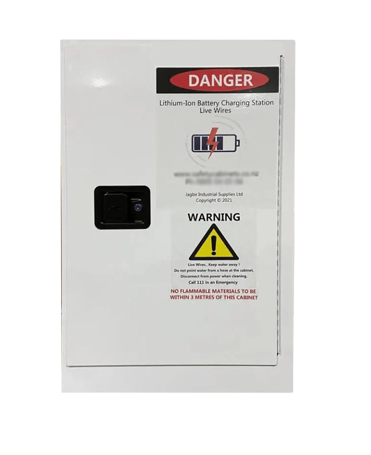 8 Station Lithium-ion Battery Charging Cabinet - Hazmat Cabinets