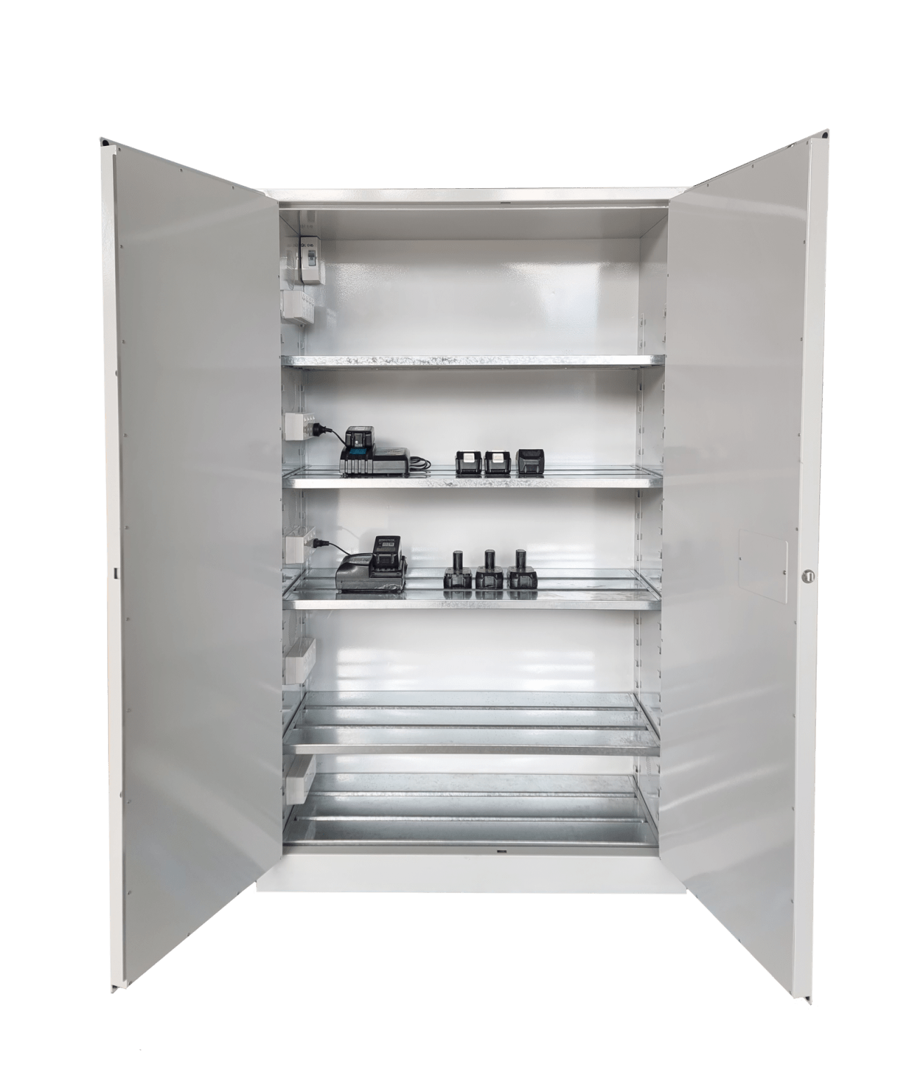 20 Station Lithium-ion Battery Charging Cabinet - Hazmat Cabinets