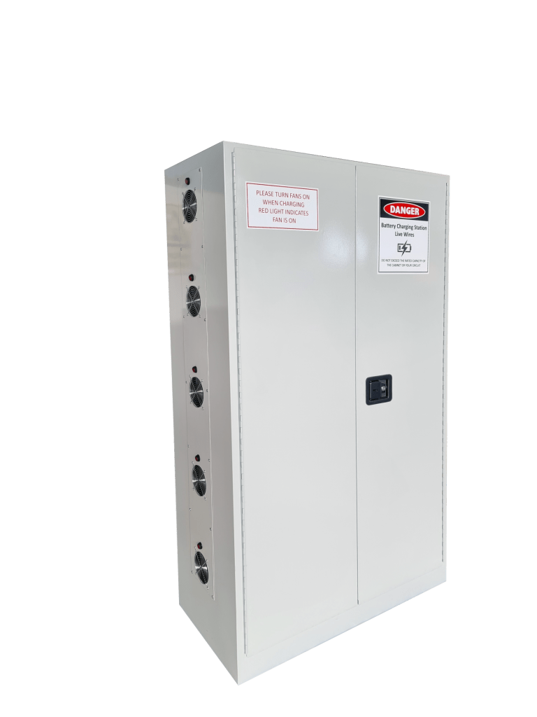 20 Station Lithium-ion Battery Charging Cabinet - Hazmat Cabinets
