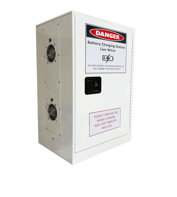 8 Station Lithium-ion Battery Charging Cabinet - Hazmat Cabinets